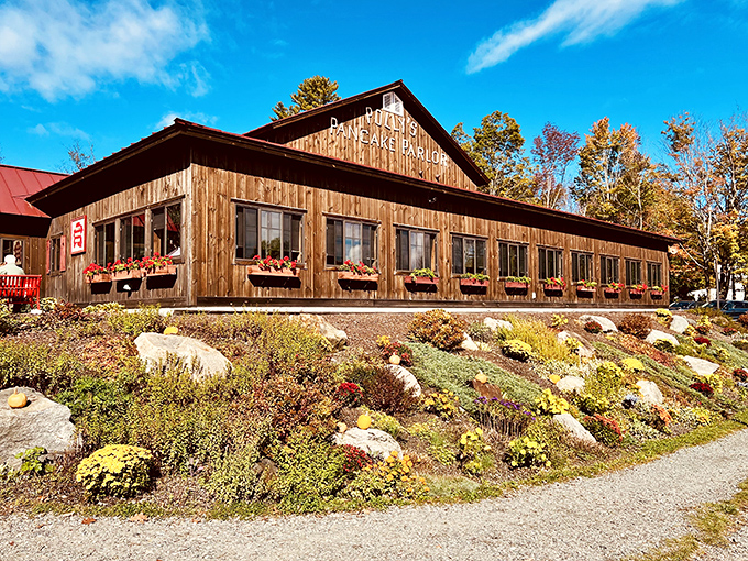 The quintessential New England breakfast experience housed in rustic wooden charm. Polly's sits like a maple-scented beacon on the hillside, welcoming hungry pilgrims.