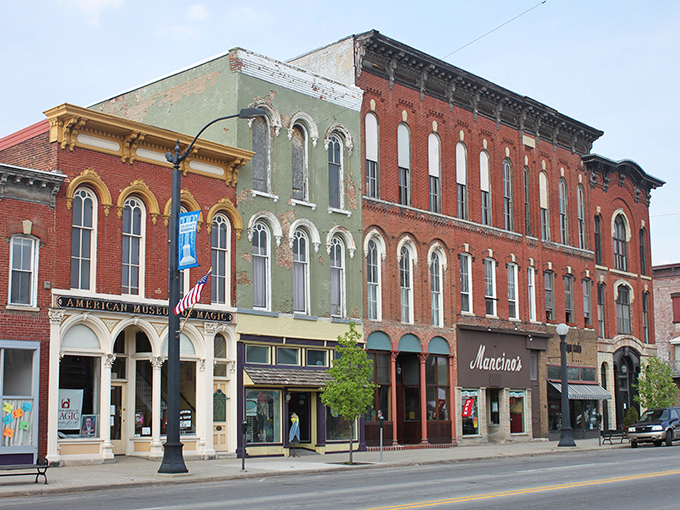 Marshall's historic downtown isn't just preserved—it's alive and thriving, a colorful timeline of American architecture where every building tells a story.
