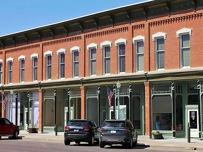 Webster Street stretches into the horizon like a living museum of Americana, where brick-paved streets whisper stories of a bygone era.