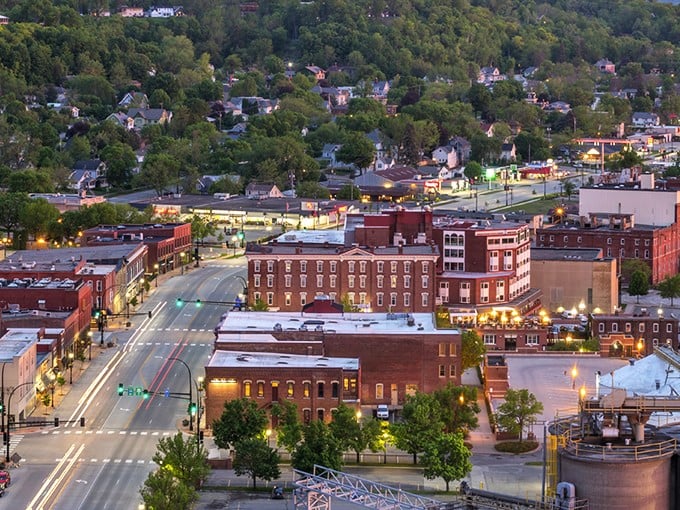Red Wing's downtown glows at dusk like a Norman Rockwell painting come to life, where historic brick buildings house modern dreams at small-town prices.