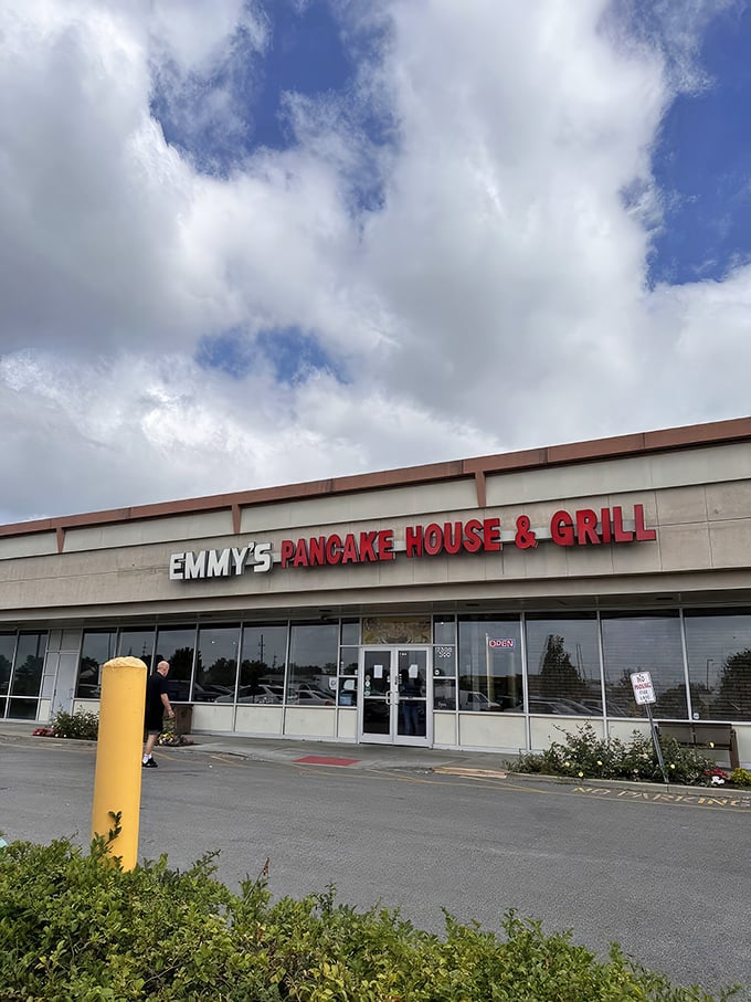 Emmy's humble exterior belies the breakfast paradise within&mdash;like finding a treasure chest disguised as an ordinary building in suburban Avon.