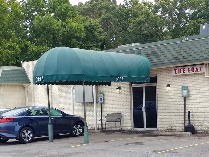 The unassuming exterior of Pam's Farmhouse Restaurant might fool you, but that green awning marks the entrance to breakfast paradise in Raleigh.