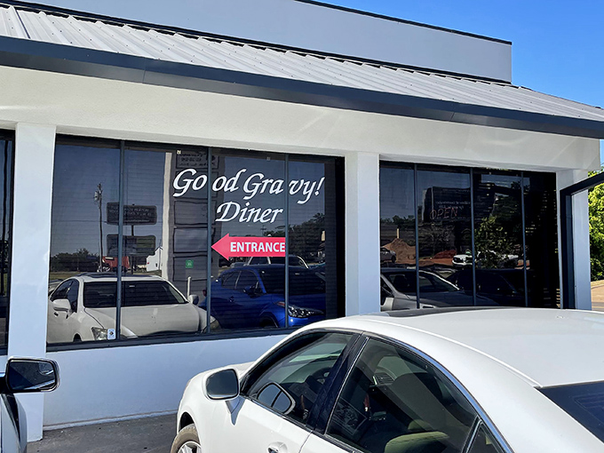 The unassuming exterior of Good Gravy Diner proves once again that culinary treasures often hide in plain sight. Oklahoma's breakfast devotees know better than to judge this book by its cover.