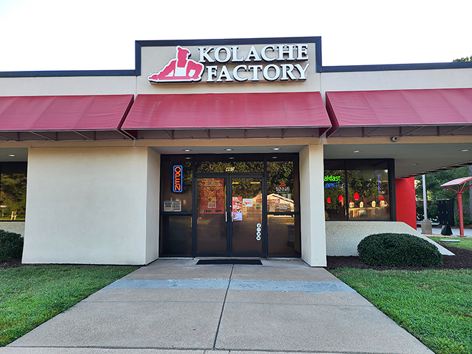 The bright red awning beckons like a culinary lighthouse in a sea of strip mall sameness. Czech pastry paradise awaits!