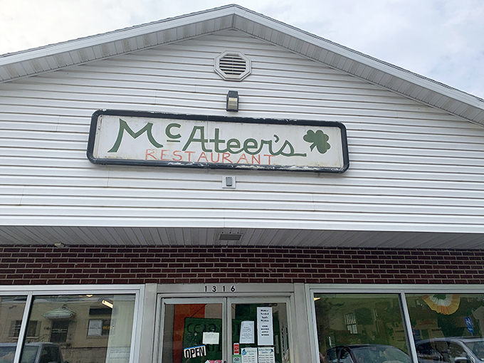 The unassuming exterior of McAteer's hides culinary treasures within, like finding a rare vinyl record in a plain sleeve.