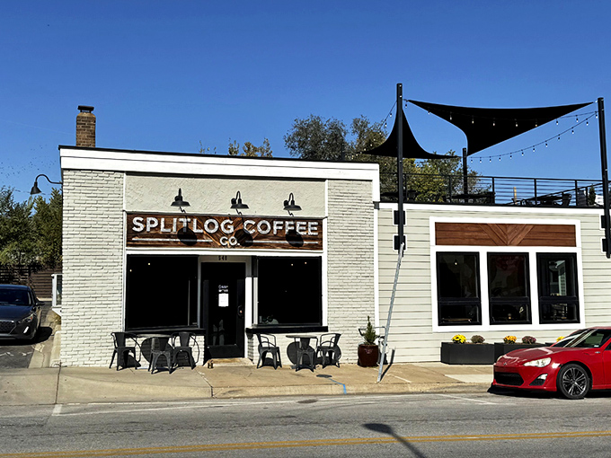 Splitlog's unassuming exterior hides coffee greatness within, like finding a diamond in your breakfast cereal &ndash; unexpected but absolutely delightful.