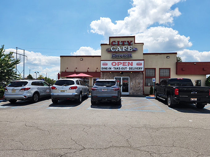 That iconic red and cream exterior isn't just a building&mdash;it's a beacon of hope for the hungry souls of Huntsville. Your stomach starts rumbling before you even park.