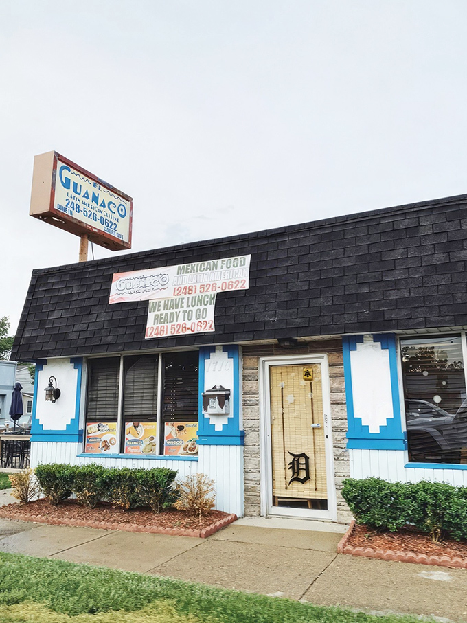 The unassuming exterior of El Guanaco might not stop traffic, but trust me&mdash;what happens inside this blue-trimmed building will stop your taste buds in their tracks. 
