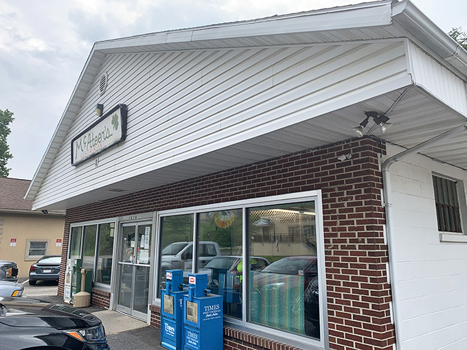 The unassuming exterior of McAteer's hides culinary treasures within, like finding a rare vinyl record in a plain sleeve.