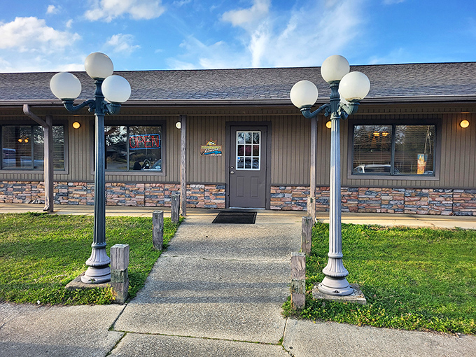 The unassuming exterior of Fisherman's Cove might not stop traffic, but locals know this modest facade hides seafood treasures worth discovering.
