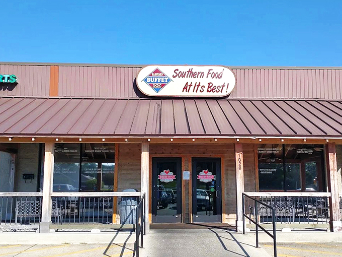 The sign says it all&mdash;"Southern Food At Its Best"&mdash;a promise that has hungry pilgrims making the journey to Saraland like it's a culinary Mecca.
