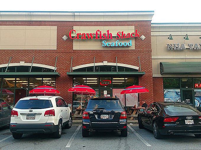 The bright red umbrellas outside Crawfish Shack Seafood aren't just for show&mdash;they're beacons guiding hungry seafood lovers to this Atlanta treasure hiding in plain sight.