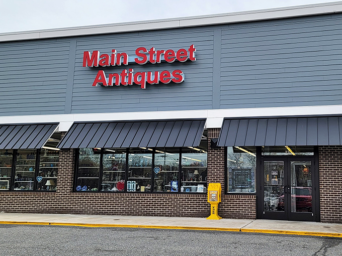 The blue exterior with that bold red signage doesn't begin to hint at the historical avalanche waiting inside. Like a TARDIS of treasures, it's bigger on the inside.