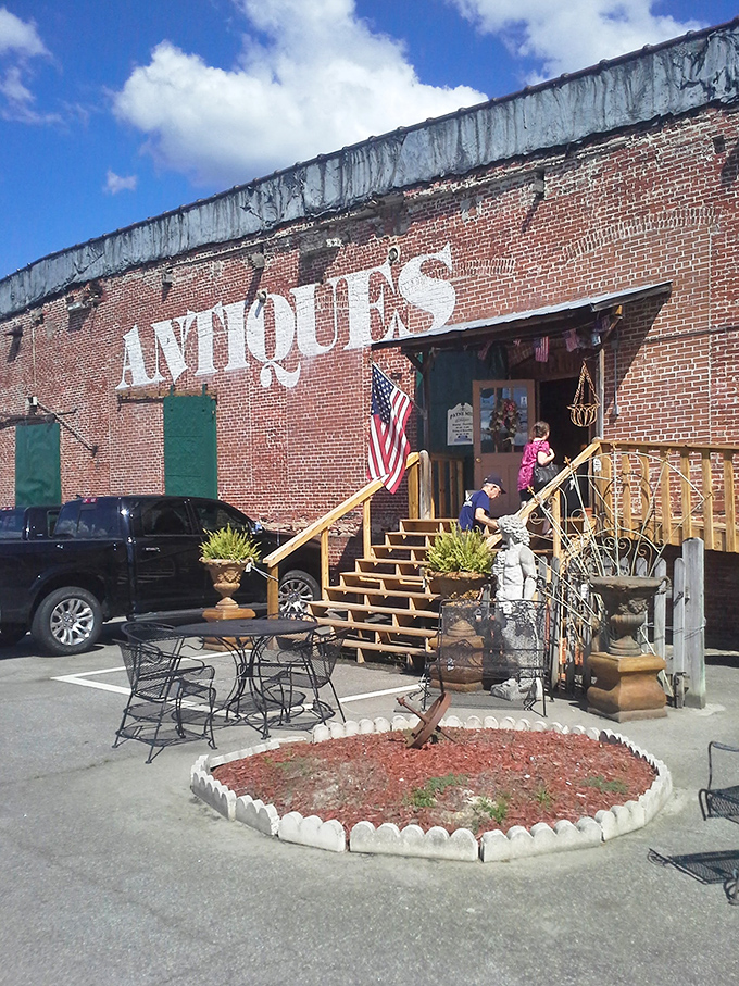 The brick facade proudly announces your mission for the day&mdash;treasure hunting in what feels like Georgia's answer to Aladdin's cave.