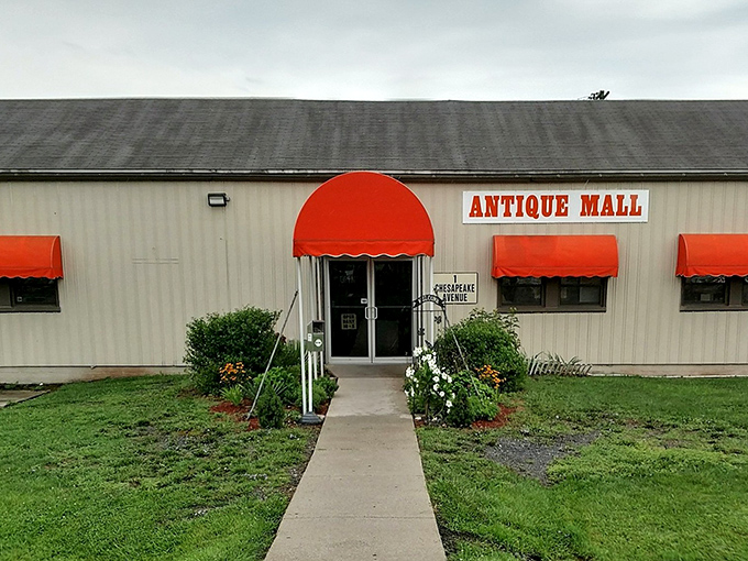 The modest exterior with those bright orange awnings is like a secret handshake &ndash; only treasure hunters know what wonders lurk behind these unassuming walls.