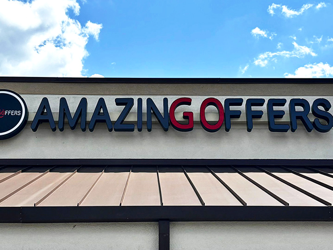 The unassuming exterior hides a treasure hunter's paradise. Like finding a secret map to El Dorado in your morning cereal box!