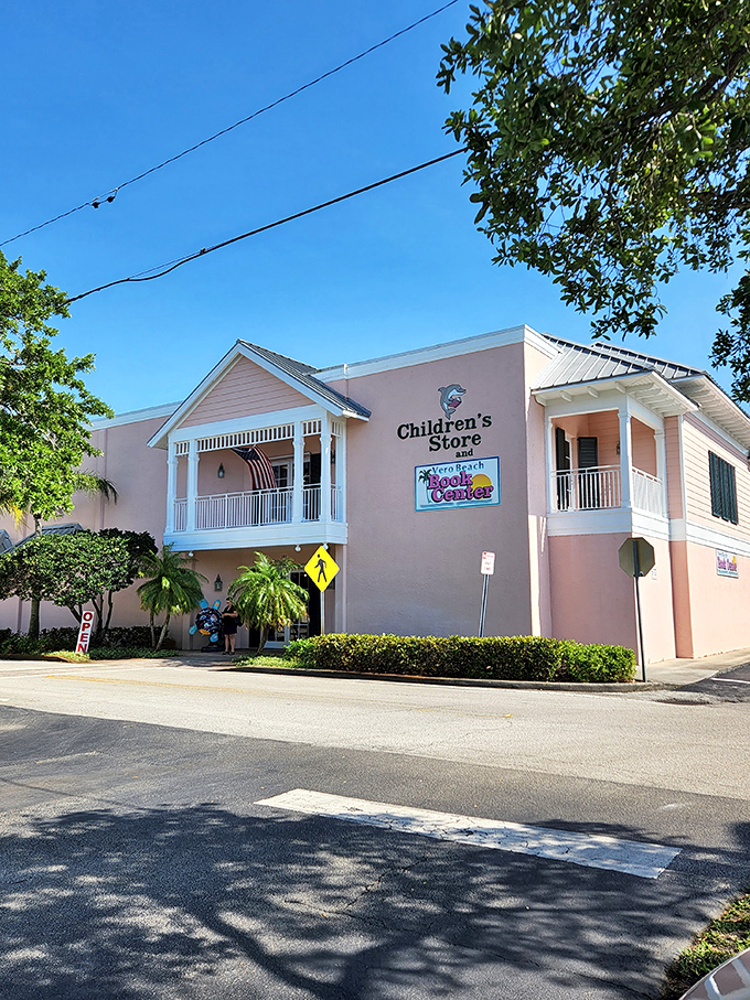 The pink palace of prose stands proudly on the Treasure Coast, its two stories promising literary adventures for readers of all ages.