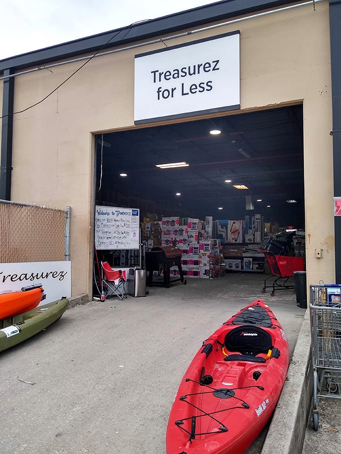 The warehouse wonderland stretches before you like an explorer's dream map &ndash; aisles of possibility waiting to be discovered.