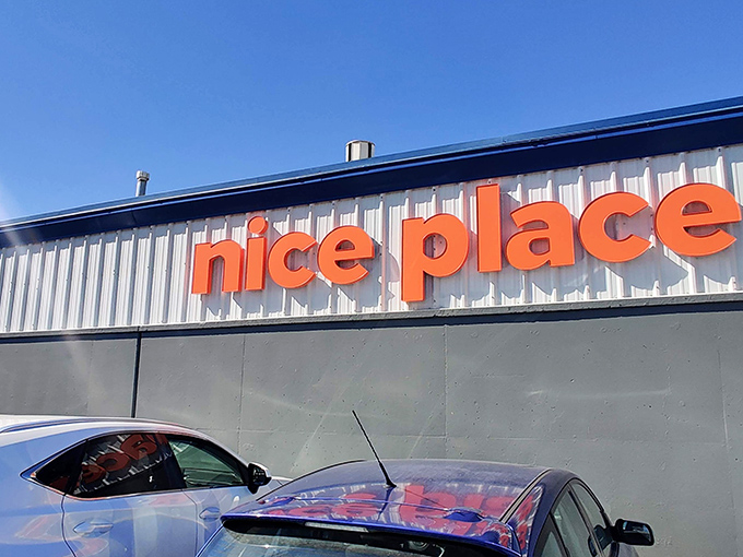 The blue-trimmed exterior of NPS Store might look unassuming, but inside awaits a treasure trove of bargains that would make even the most frugal shopper's heart race.
