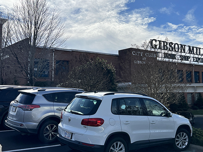 The iconic brick exterior of Gibson Mill stands as a monument to retail resurrection, where yesterday's treasures await tomorrow's homes.