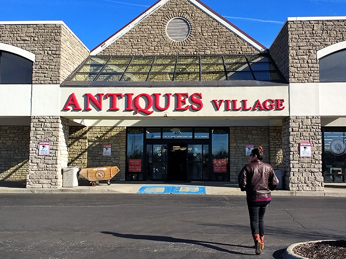 The stone facade of Antiques Village might look unassuming, but inside awaits a treasure hunter's paradise that would make Indiana Jones trade his whip for a shopping cart.