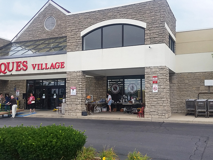 The stone facade of Antiques Village might look unassuming, but inside awaits a treasure hunter's paradise that would make Indiana Jones trade his whip for a shopping cart.