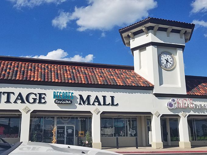 The iconic clock tower stands sentinel over this treasure trove, promising adventures in time travel without the DeLorean.