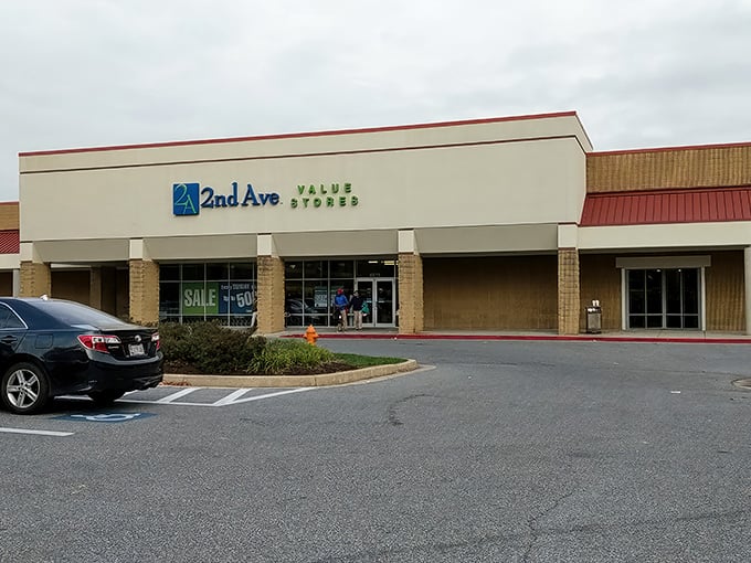 The unassuming exterior of 2nd Ave Thrift Superstore belies the treasure trove within. Like a poker player with a royal flush, it keeps its best cards hidden inside.