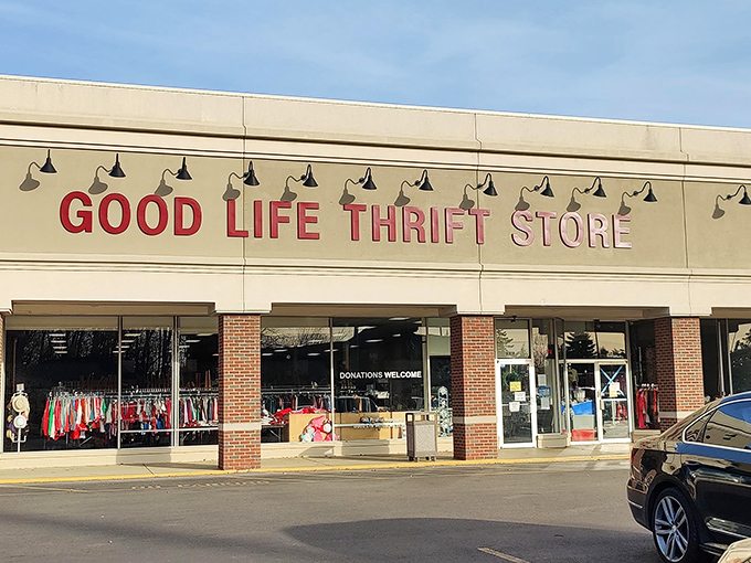 The unassuming exterior of Good Life Thrift Store in Hilliard hides a treasure trove within. Like finding a gourmet meal at a gas station, prepare to be pleasantly surprised.