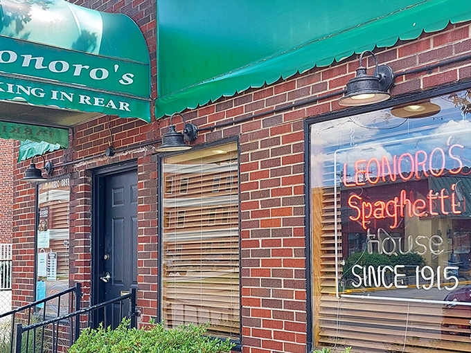 The iconic green awning and neon sign of Leonoro's has welcomed hungry West Virginians since 1915. Some traditions are worth preserving forever.