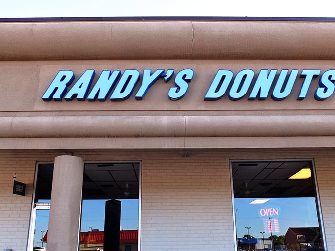 The iconic giant donut sign at Randy's isn't just a landmark&mdash;it's a beacon of hope for those suffering from acute pastry deficiency. 
