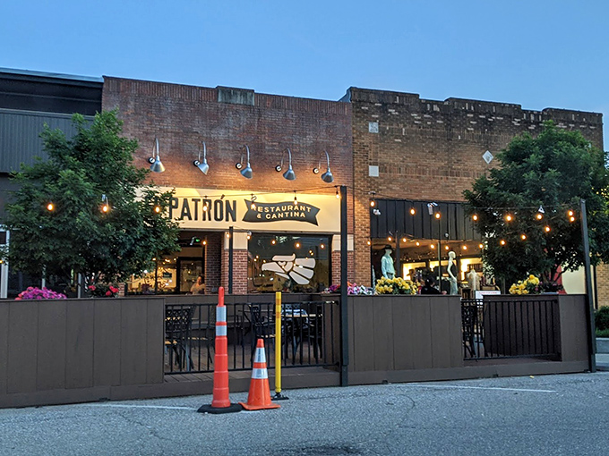 El Patr&oacute;n's unassuming brick facade belies the flavor fiesta happening inside. String lights and patio seating invite you to linger over margaritas on warm Kansas evenings.
