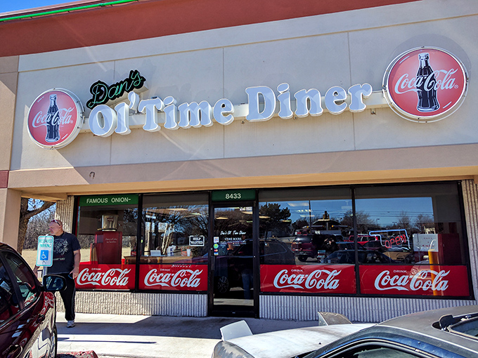 The unassuming exterior of Dan's Ol' Time Diner hides Oklahoma City's burger paradise. Like finding a diamond in a strip mall.