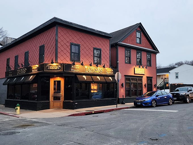 The unassuming corner building with its distinctive red exterior houses culinary treasures that would make even the most jaded carnivore weep with joy.