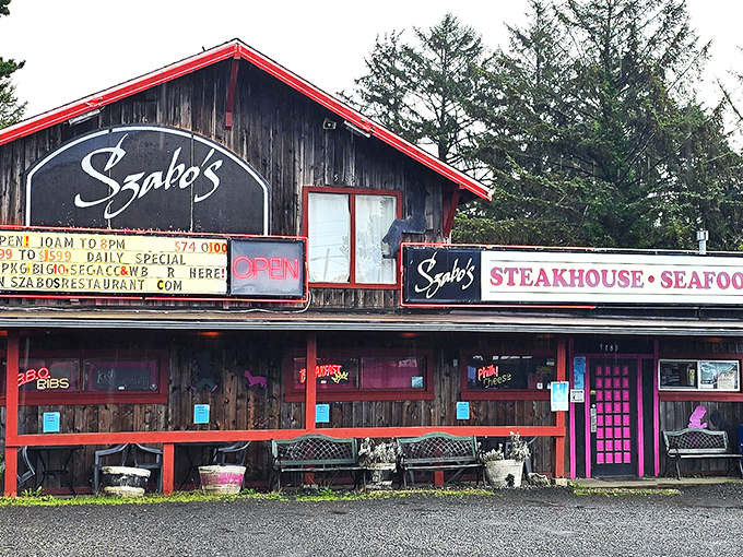 The rustic charm of Szabo's exterior isn't trying to impress anyone&mdash;until you taste what's inside. Highway 101's best-kept open secret awaits.