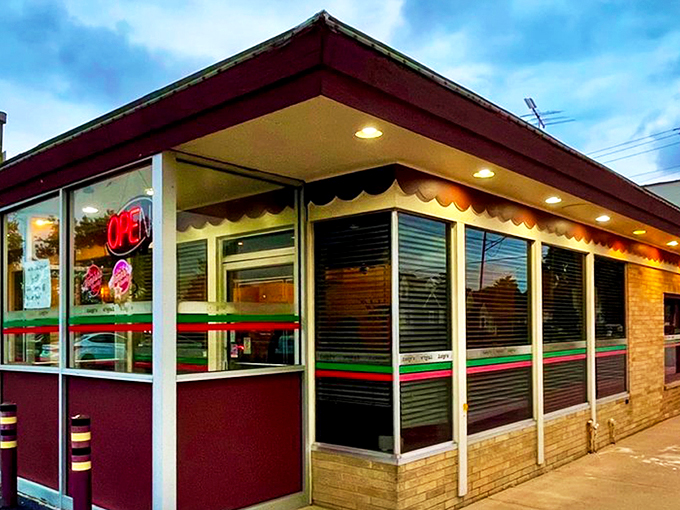 Luigi's unassuming brick exterior is like that quiet classmate who turned out to be a genius. Culinary treasures await behind these modest walls.