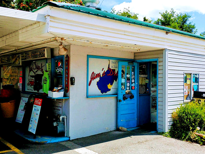 Classic Americana stands proud in Lewisburg, where Jim's Drive-In welcomes hungry travelers with its timeless awning and zero pretension.