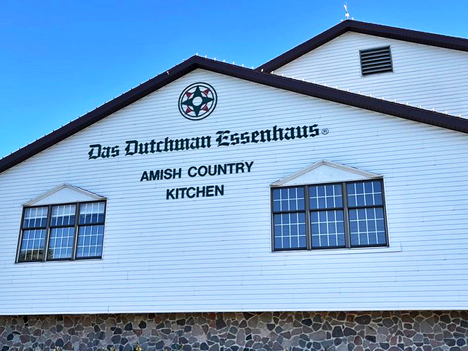 Like a welcoming lighthouse for the hungry, Das Dutchman Essenhaus stands proud against the Indiana sky, promising comfort food that'll make your cardiologist wince and your soul sing.