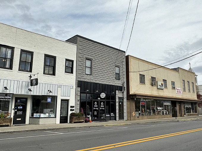 Downtown Berea showcases its small-town charm with historic storefronts that haven't surrendered to the homogenized mall aesthetic plaguing America's suburbs.