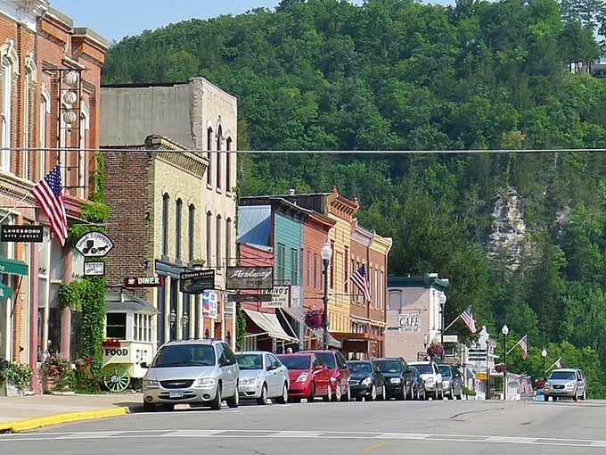 Downtown Lanesboro beckons with its historic charm, where every storefront tells a story and time seems to slow to a pleasant stroll. 
