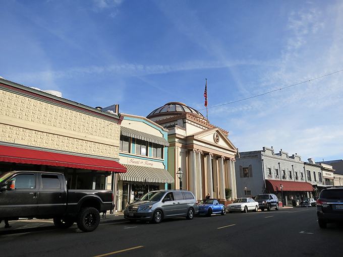 Historic charm meets small-town affordability on Grass Valley's Main Street, where Gold Rush architecture houses modern businesses without the big-city price tags.