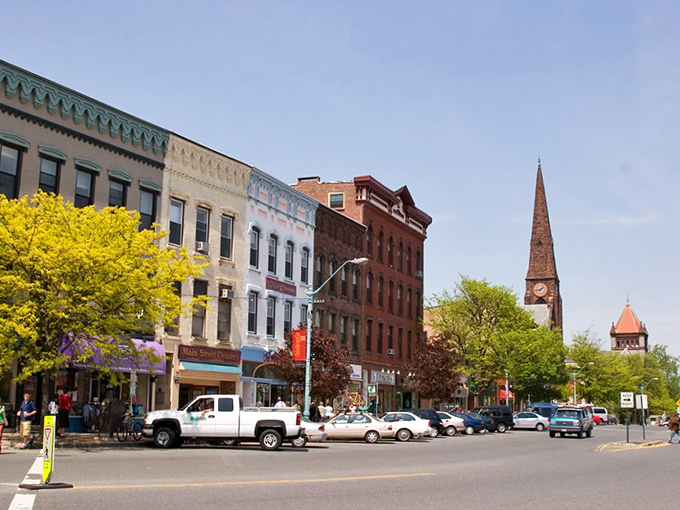 Northampton's historic architecture isn't just pretty&mdash;it's practical. This turquoise-capped turret has been turning heads and housing businesses for over a century.