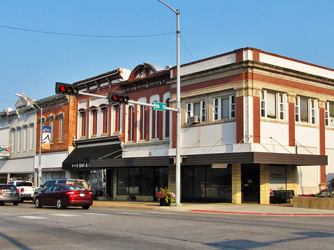 Downtown's architectural details reveal craftsmanship from an era when buildings were designed to last longer than the average smartphone upgrade cycle.