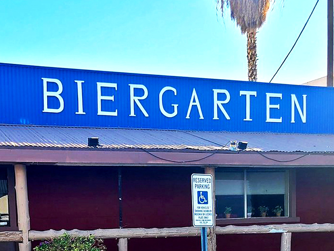 The unassuming exterior of Edelweiss Biergarten might make you wonder if your GPS has a sense of humor, but trust me&mdash;culinary treasures await within.