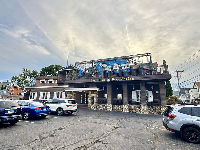 The stone-and-timber fa&ccedil;ade of East Side Restaurant stands like a Bavarian embassy on Connecticut soil, beckoning hungry travelers with promises of German delights.