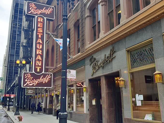 That iconic vertical neon sign has beckoned Chicagoans for generations, a red-lettered siren call promising German comfort in the heart of downtown.