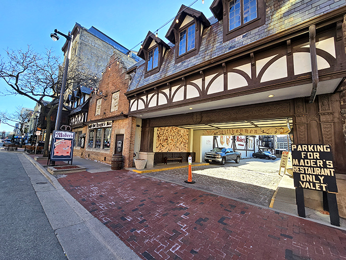 Mader's Tudor-style fa&ccedil;ade isn't just architectural eye candy&mdash;it's your first clue you're about to experience authentic German hospitality in downtown Milwaukee.