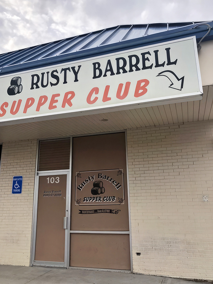 Don't judge this book by its cover. The unassuming entrance to Rusty Barrell hides a carnivore's paradise that locals have treasured for generations.