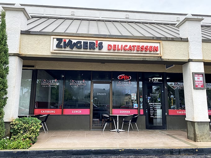 The unassuming storefront of Zinger's might not stop traffic, but locals know this Boca Raton treasure is where matzo ball magic happens.