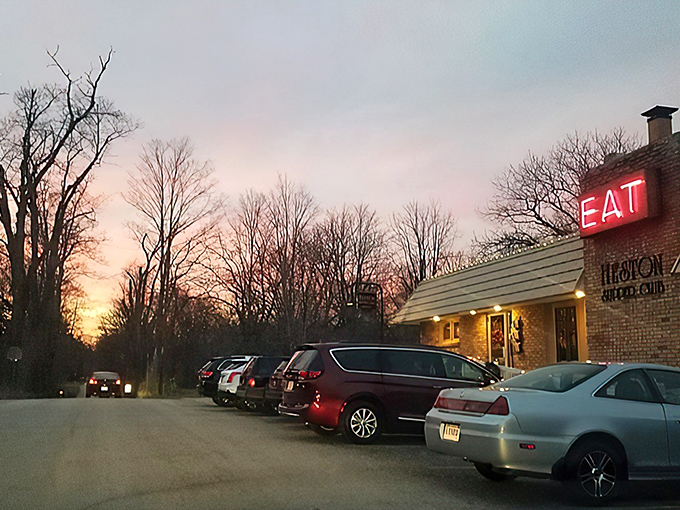 That iconic red "EAT" sign isn't just an invitation &ndash; it's a command from the food gods that locals have happily obeyed for generations at this brick-clad treasure.